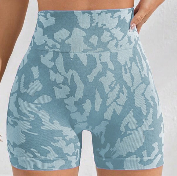 Shorts | Active Shorts High Rise Splatter Athletic Wide Waistband ...